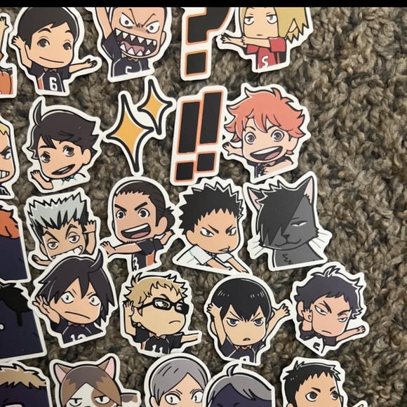 No Brand | Accessories | Haiku 35 Pcs Sticker Set Japanese Anime | Poshmark